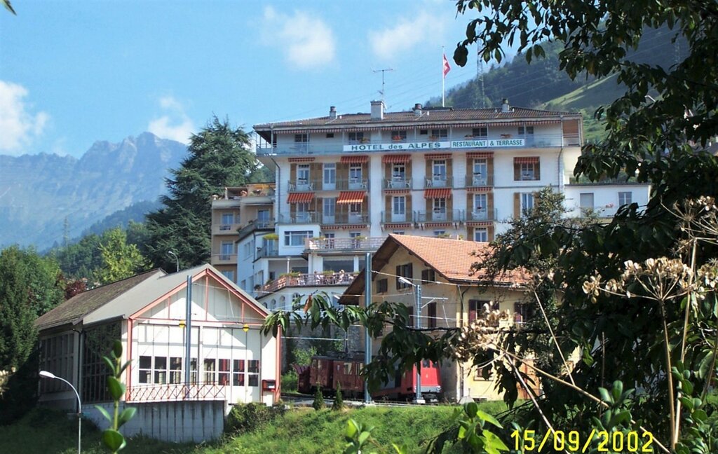 Tren istasyonu Glion-Hôtel-des-Alpes, Montrö, foto