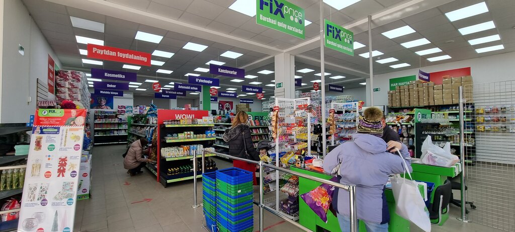 Ucuzluk mağazası Fix price, Taşkent, foto