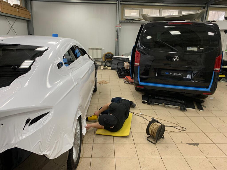 Detaylı oto bakımı Обклейка автомобилей, Moskova, foto