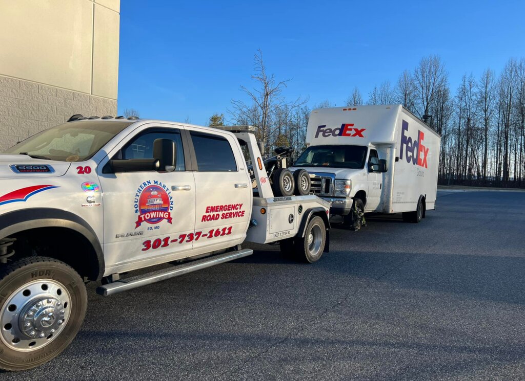 Araç römorkları Southern Maryland Towing, Inc, Maryland Eyaleti, foto