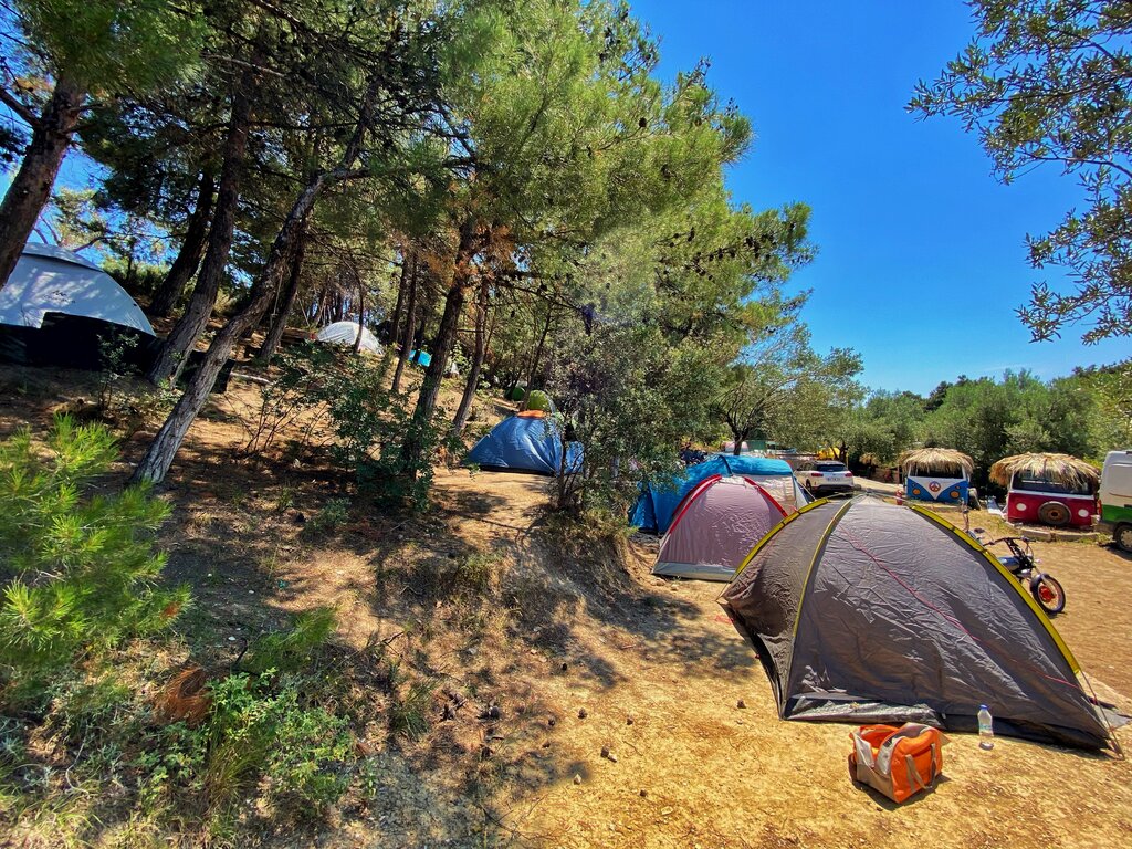 Kamp alanları Dolmuş Camping, Ezine, foto