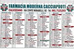 Farmacia Moderna Cacciapuoti (Campania, Province of Naples, Calvizzano, Via Conte Mirabelli, 80), eczaneler  Campania'dan