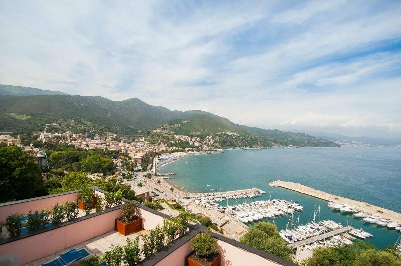 Otel Hotel Punta San Martino, Ligurya, foto