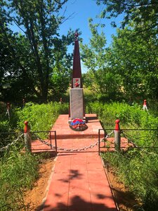 Воинам-землякам, погибшим на фронтах Великой Отечественной войны (Samara Region, Borskiy rayon, selo Podgornoye), anıt, heykel  Samarskaya oblastından
