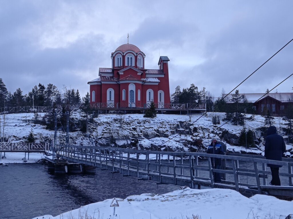 Ortodoks kiliseleri St. Andrew the First-Called Church, Karelya, foto