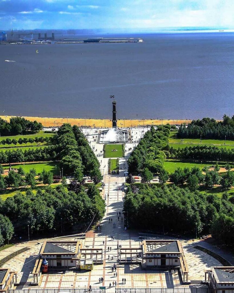 Anıt, heykel Якорь - памятник 300-летию Российского флота, Saint‑Petersburg, foto