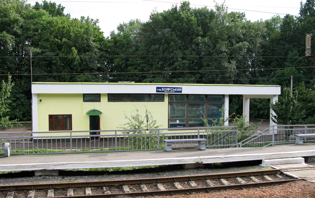 Tren istasyonu станция 147 км, Poltava Bölgesi, foto