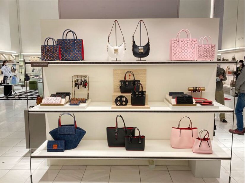 Ayakkabı malzemeleri Christian Louboutin Isetan Shinjuku LG, Tokyo, foto