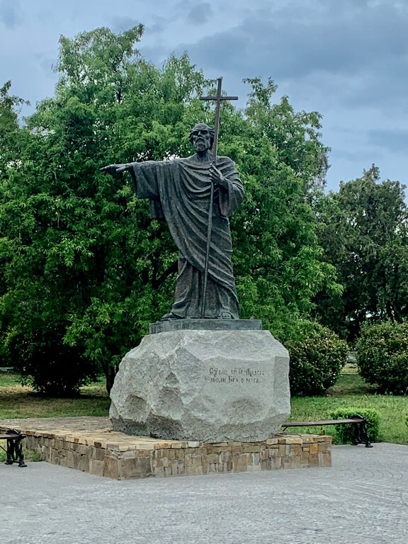 Anıt, heykel Андрей Первозванный, Sevastopol, foto