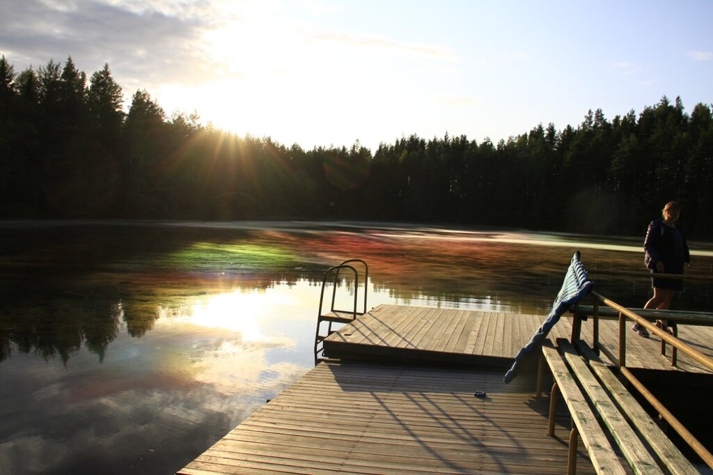 Yazlık yerleşim Ягодное, Saint‑Petersburg ve Leningradskaya oblastı, foto
