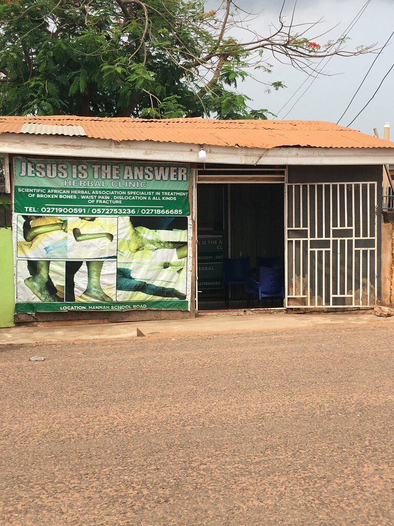 Alternatif tıp merkezleri Jesus is the answer herbal clinic, Dünya, foto