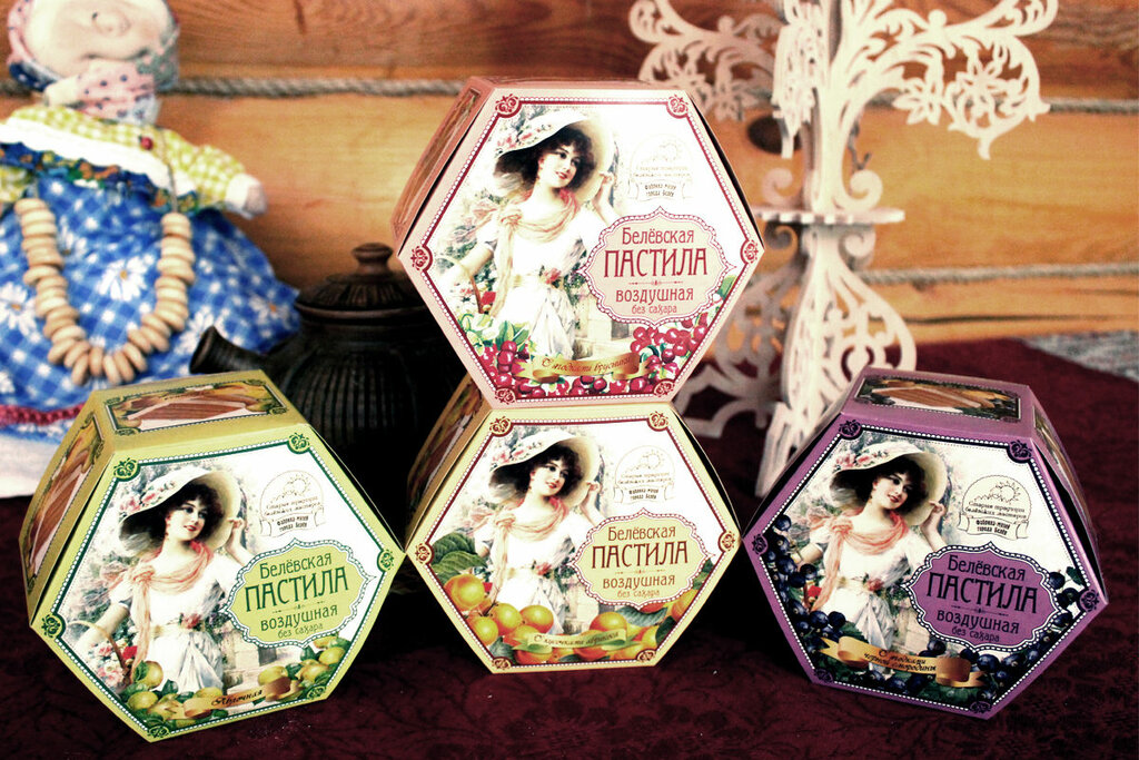 Pasta, şekerleme ve tatlı Company Old Traditions - manufacturer of Belyevskaya Pastila, Moskova, foto