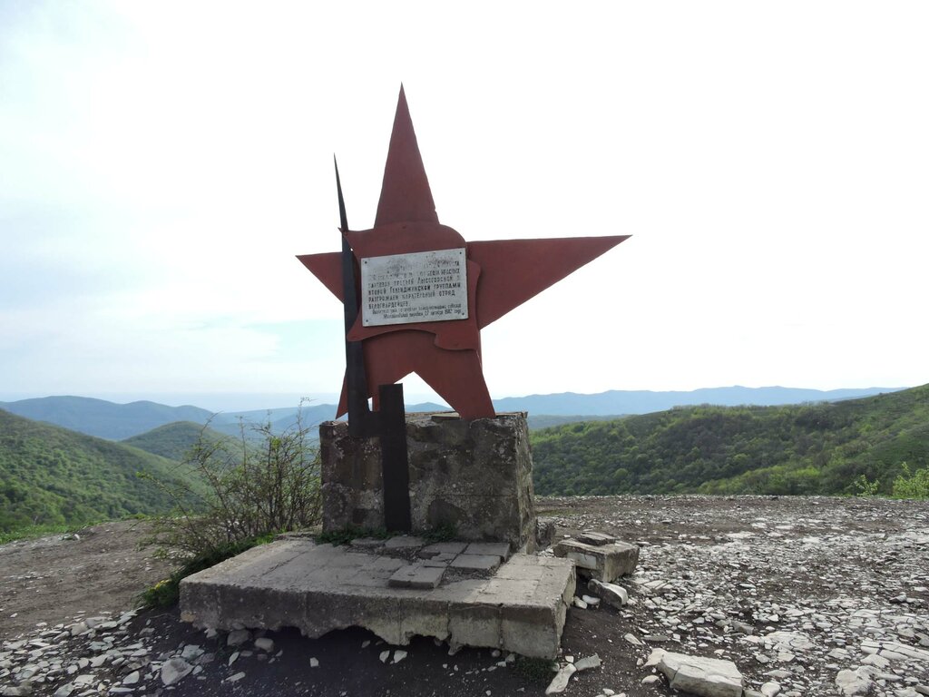 Anıt, heykel Событиям Гражданской войны, Krasnodarski krayı, foto