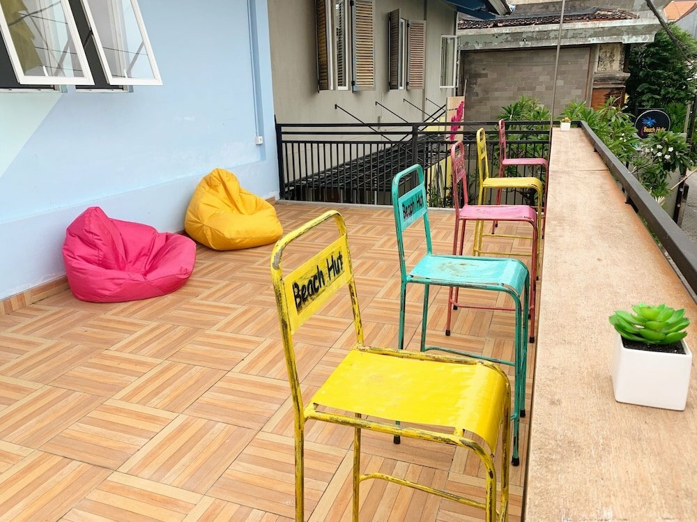 Otel Beach Hut Hostel, Kuta, foto