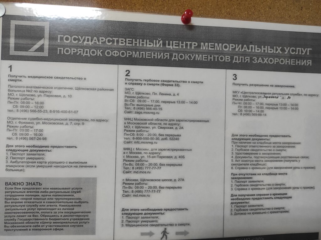Devlet kurumları ve bakanlıklar МБУ ЩМР Ритуал-Сервис, Şçolkovo, foto