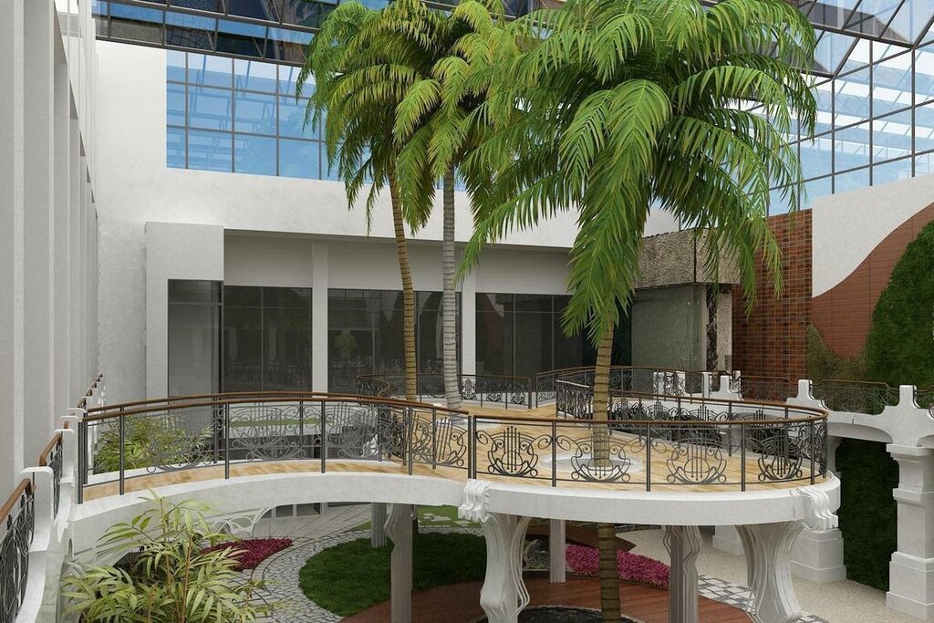 Turistik yerler Электротеатр Модерн с зимним садом, Astrahan, foto