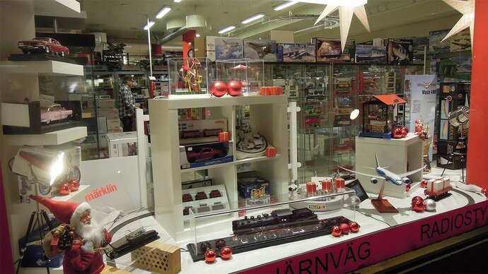 Hediyelik eşya mağazaları Modelljärnvägsspecialisten, Lulea, foto