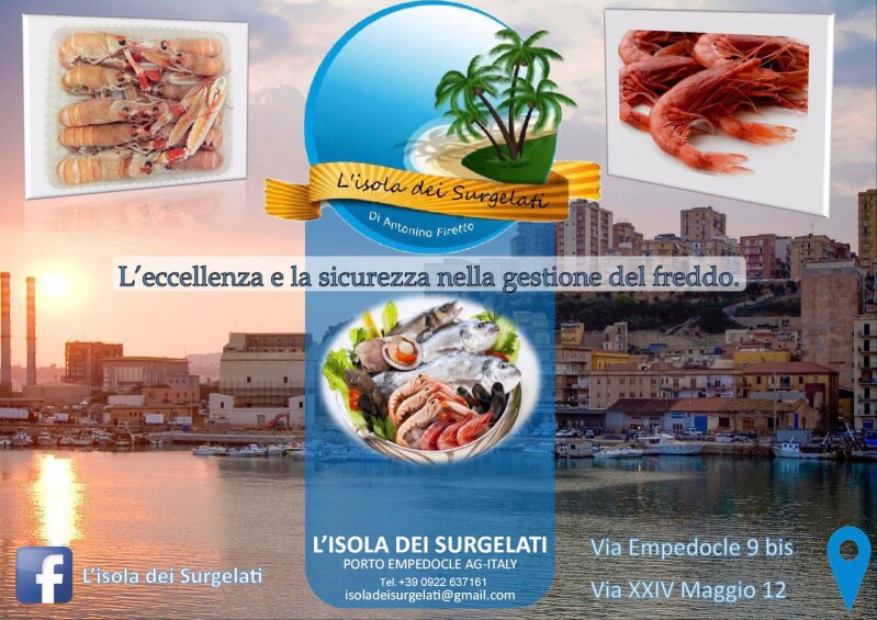 Toptan gıda mağazaları L'Isola dei Surgelati di Antonino Firetto Pescheria, Sicilya, foto