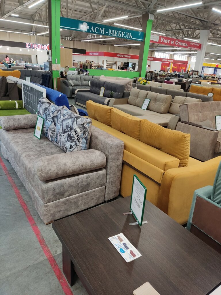 Koltuk takımı mağazaları Asm-Mebel, Novosibirsk, foto