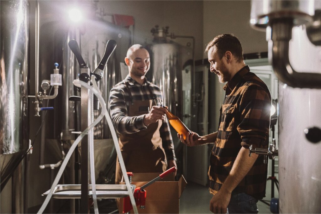 Bira fabrikası Abushinov beer, Stavropol, foto