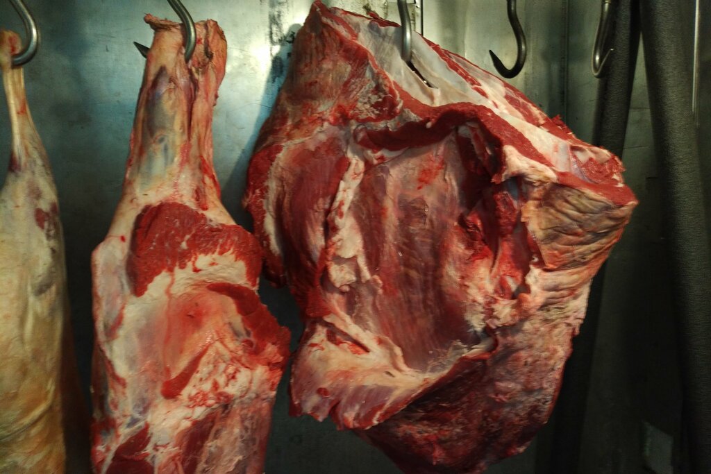 Kasap, şarküteri Мясо халяль, Moskova ve Moskovskaya oblastı, foto