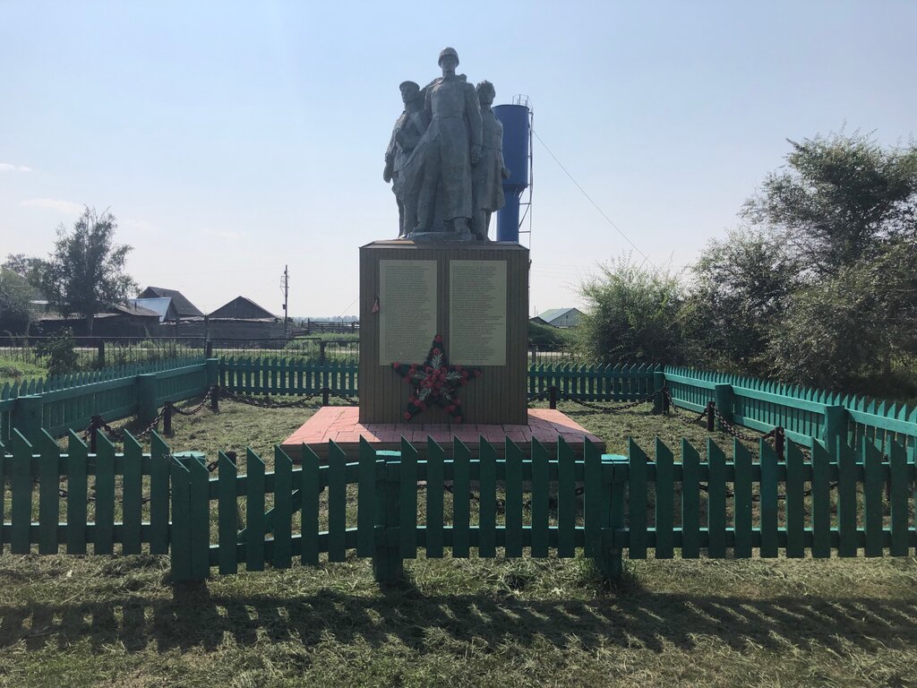 Anıt, heykel В честь погибших воинов-земляков в годы Великой Отечественной войны, , foto