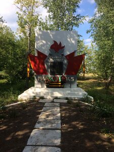 Воинам, павшим в годы Великой Отечественной войны (Saratov Region, munitsipalnoye obrazovaniye Khvalynsk, selo Ivanovka), anıt, heykel  Saratovskaya oblastından