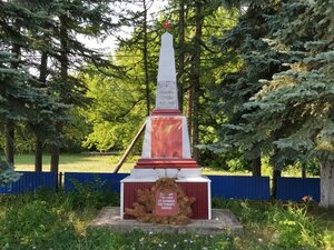 Обелиск воинам, павшим в Великой Отечественной войне (Republic of Bashkortostan, Bizhbulyakskiy rayon, Kalininskiy selsovet, selo Yermolkino), anıt, heykel  Başkurdistan'dan