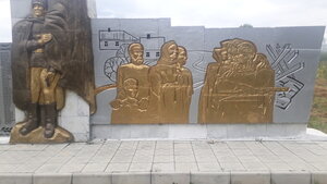 Обелиск в честь погибших в Великой Отечественной войне 1941-1945 гг. (Ulyanovsk Region, Sengileyevskiy rayon, selo Novaya Sloboda), anıt, heykel  Ulyanovskaya oblastından