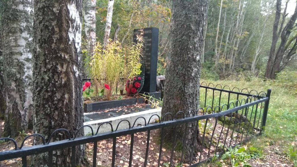 Anıt, heykel Братская могила, Pskovskaya oblastı, foto