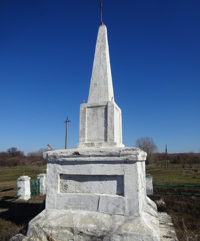 Anıt, heykel Братская могила х. Бирюковский, Rostovskaya oblastı, foto