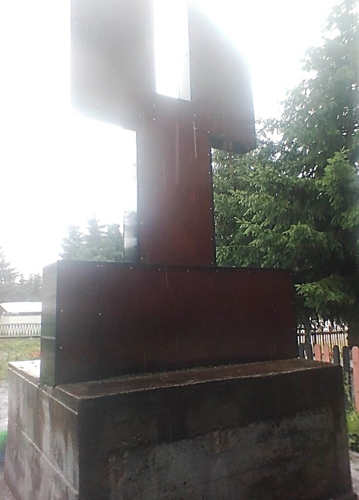 Anıt, heykel Участникам Великой Отечественной войны, Krasnoyarski krayı, foto