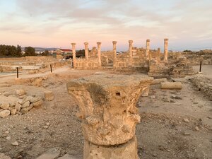 Paphos archaeological Park (Baf), müzeler ve sanat galerileri  Baf'tan (Paphos'tan)