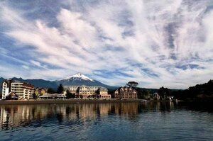 Andino Hostel Pucon (Región de La Araucanía, Provincia de Cautín, Pucón), otel  Pucon'dan
