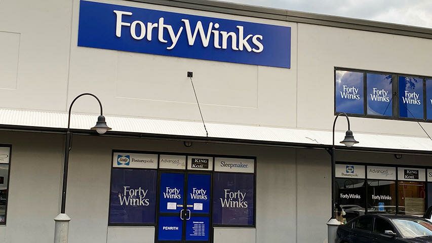 Mobilya mağazaları Forty Winks Penrith, Sidney, foto