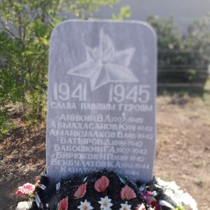 Вечная память павшим героям (Saratov Region, Aleksandrovo-Gayskoye munitsipalnoye obrazovaniye, selo Lukov Kordon), anıt, heykel  Saratovskaya oblastından