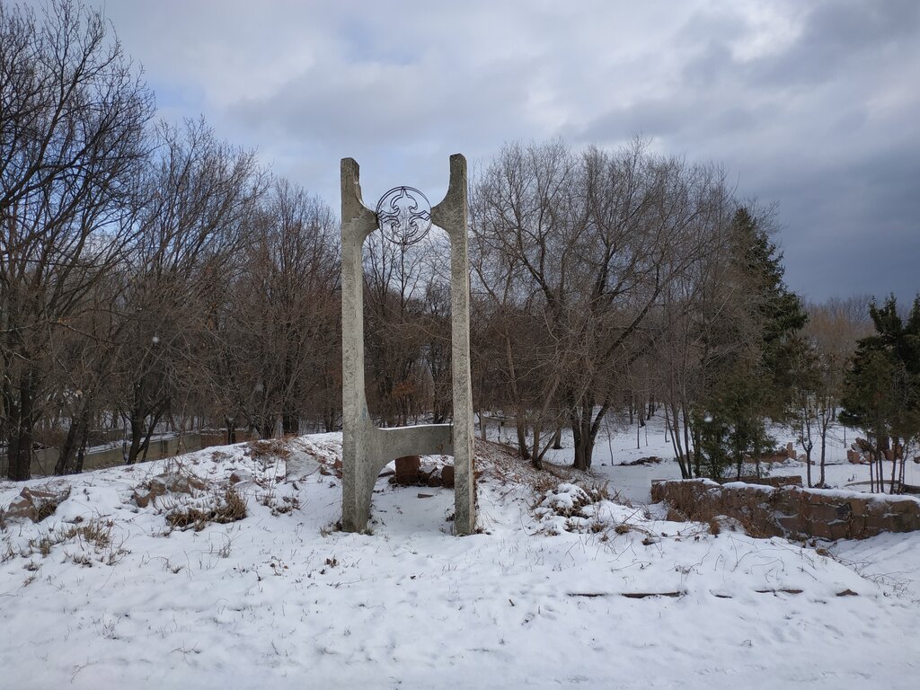 Park, sokak heykeli Туркменская ССР, Ulyanovsk, foto