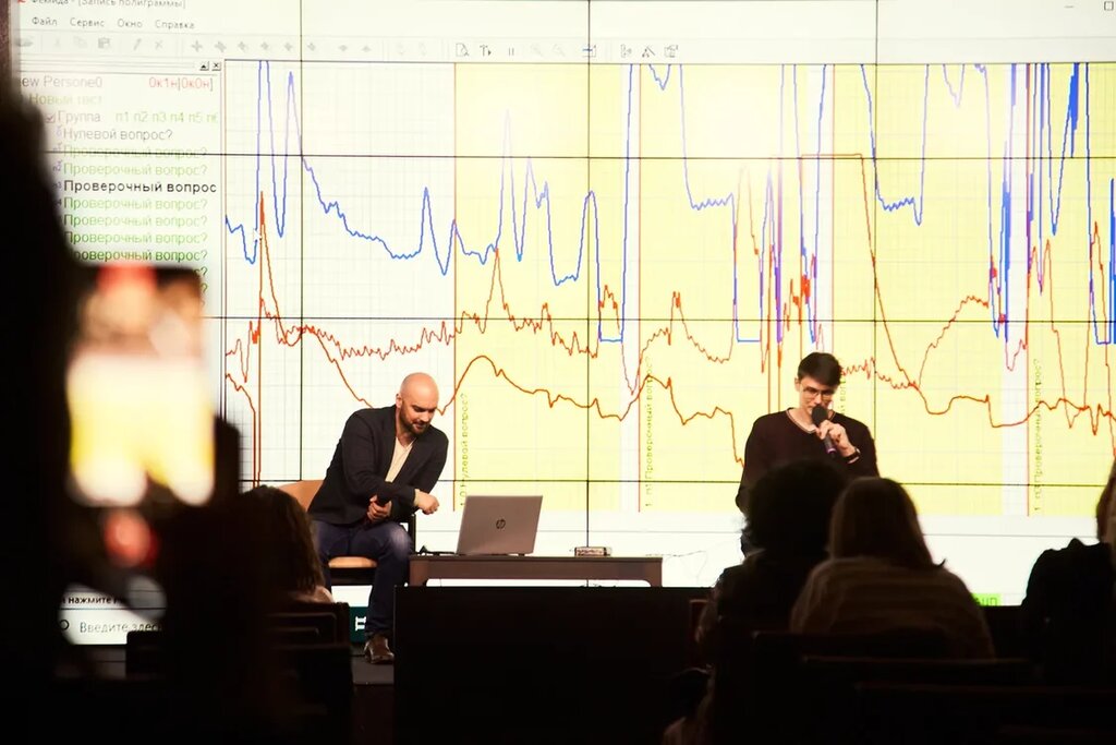 Yalan makinesi testi Poligraf, Moskova, foto