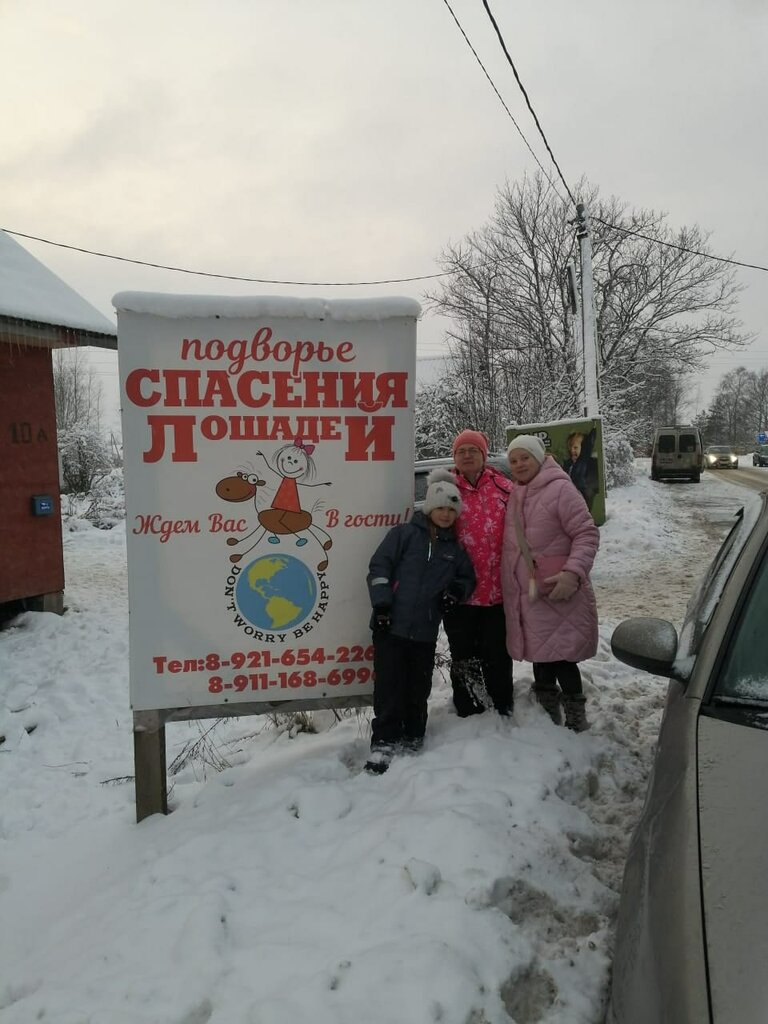 At ve binicilik kulüpleri Подворье Спасения Лошадей, Saint‑Petersburg ve Leningradskaya oblastı, foto