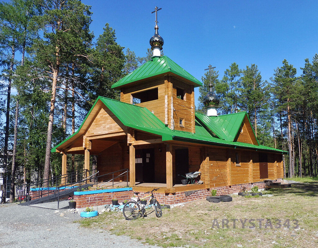 Ortodoks kiliseleri Церковь Елисаветы и Варвары, Sverdlovskaya oblastı, foto