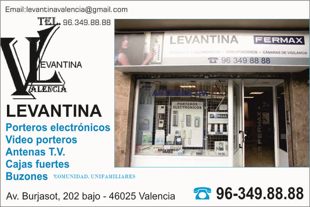 Telekomünikasyon ekipmanları Levantina Valencia - Porteros Automáticos Fermax EN Valencia, Valensiya, foto