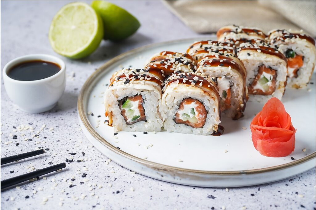 Suşi restoranı Sushi Box, Velikiy Novgorod, foto
