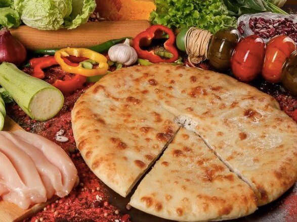 Ekmek fırını Osetinskie pirogi, Moskova, foto