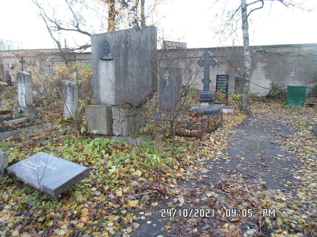 Ünlü kişilerin mezarları Актриса Александра Михайловна Даудэ, Saint‑Petersburg, foto
