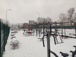 Sports ground (Irkutsk Region, Ust-Kut, mikrorayon Lena), spor alanı  Ust‑Kut'tan