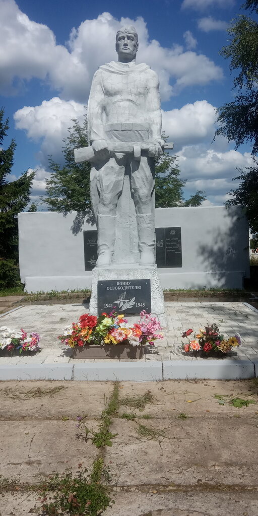 Anıt, heykel Воин-освободитель, Vologodskaya oblastı, foto