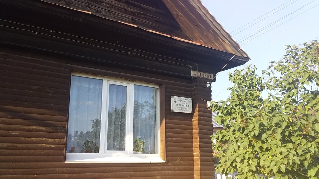 Anıt levhası, anıt taş Герою Советского Союза Патракову Александру Федоровичу, Niazepetrovsk, foto