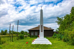 Мемориал Великой Отечественной войны (Vladimir Region, Melenkovskiy munitsipalny okrug, derevnya Maksimovo, ulitsa Kamanina), anıt, heykel  Vladimirskaya oblastından