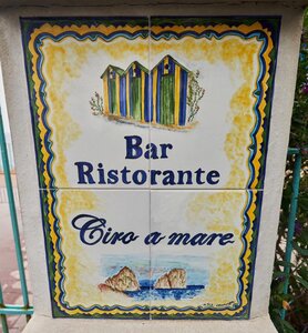 Bagni Internazionali Capri (Campania, Province of Naples, Capri, Funicolare di Capri), plaj  Capri'den