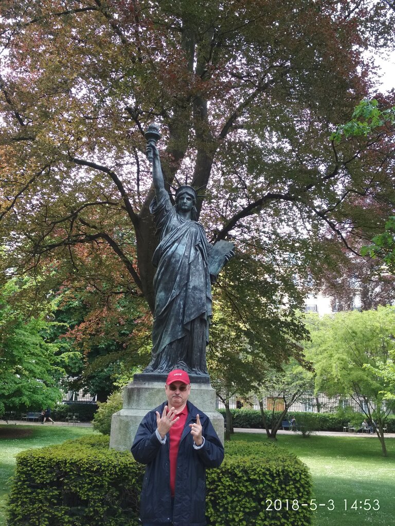 Anıt, heykel Статуя Свободы, Paris, foto